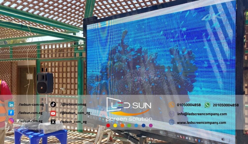 LED Screen Installation – Khalda Petroleum Abu Al Gharadiq